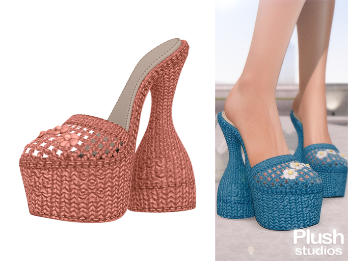 Second Life Marketplace - Plush Studios. Olivia Crochet Platform - Plush